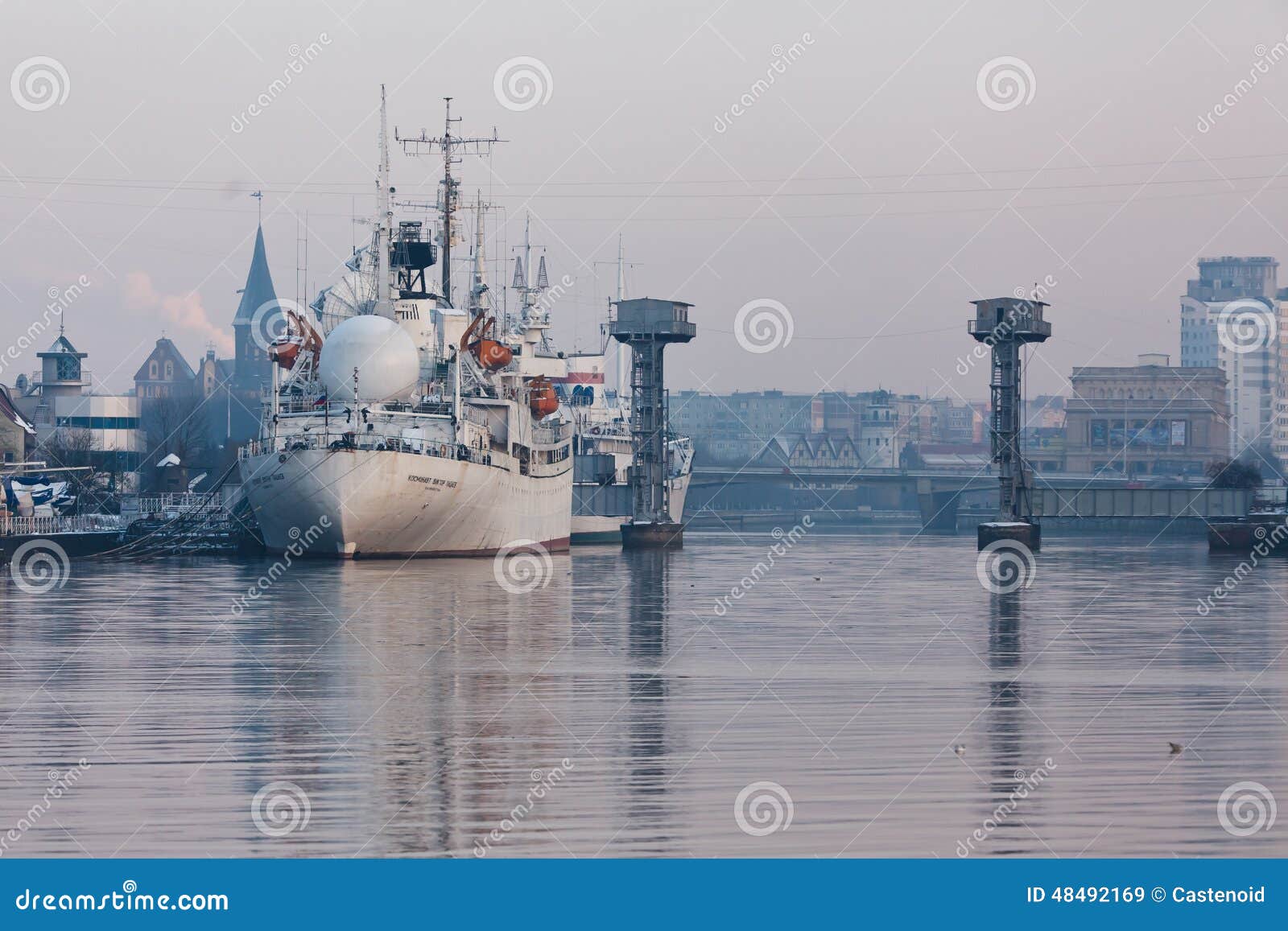 View of Kaliningrad at Winter Time Stock Image - Image of russia ...