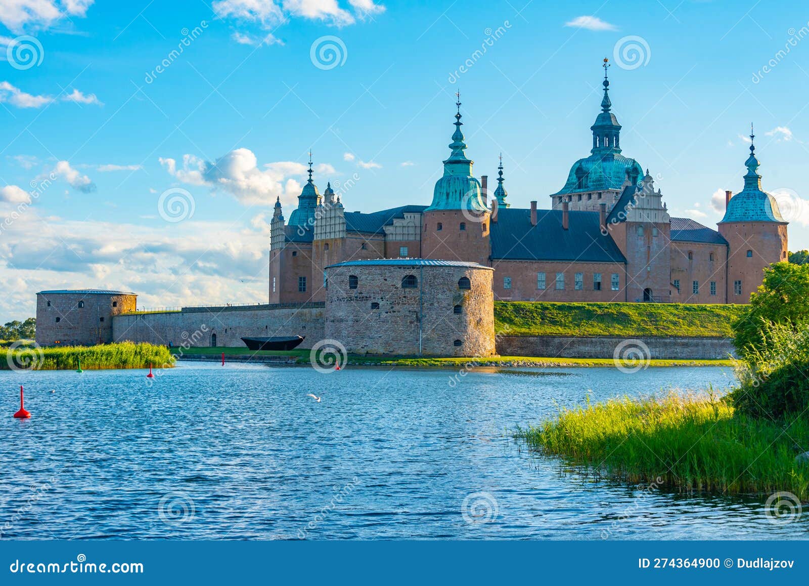 View of Kalmar Castle in Sweden Stock Photo - Image of swedish, citadel ...