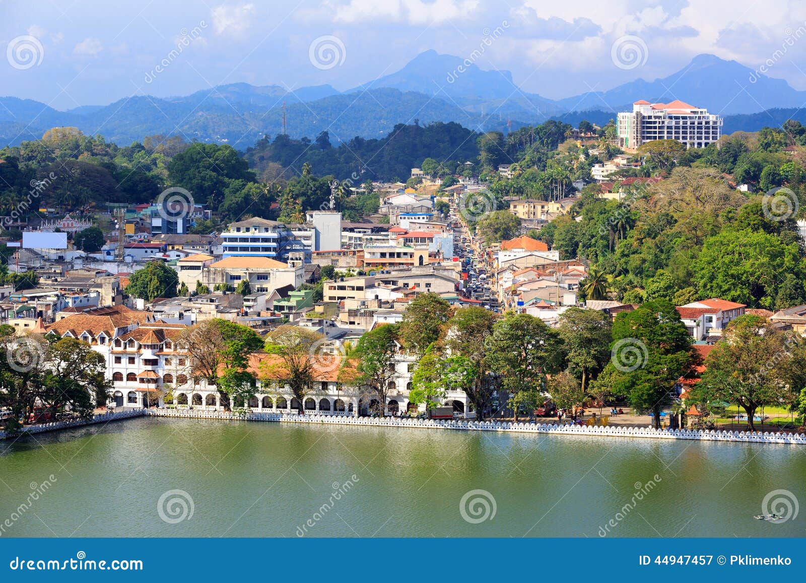 View on Kandy City stock image. Image of capital, kandy - 44947457