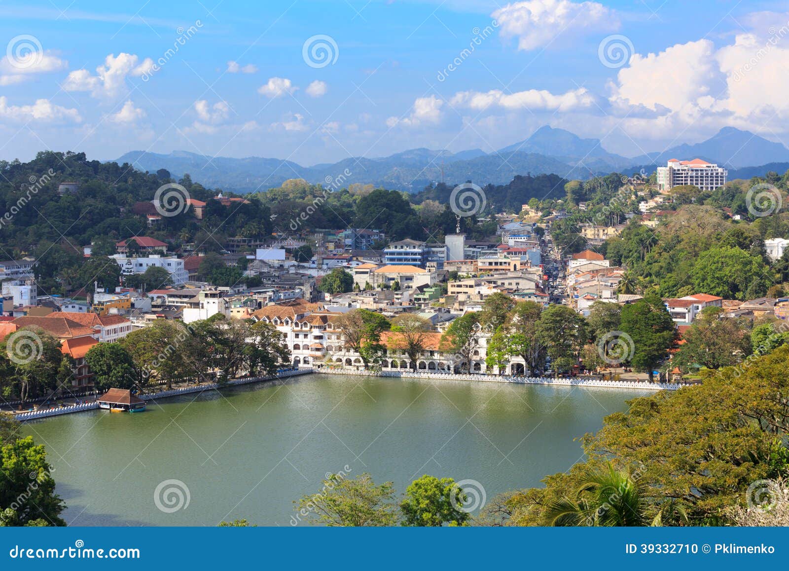 View on Kandy City stock photo. Image of forest, tree - 39332710