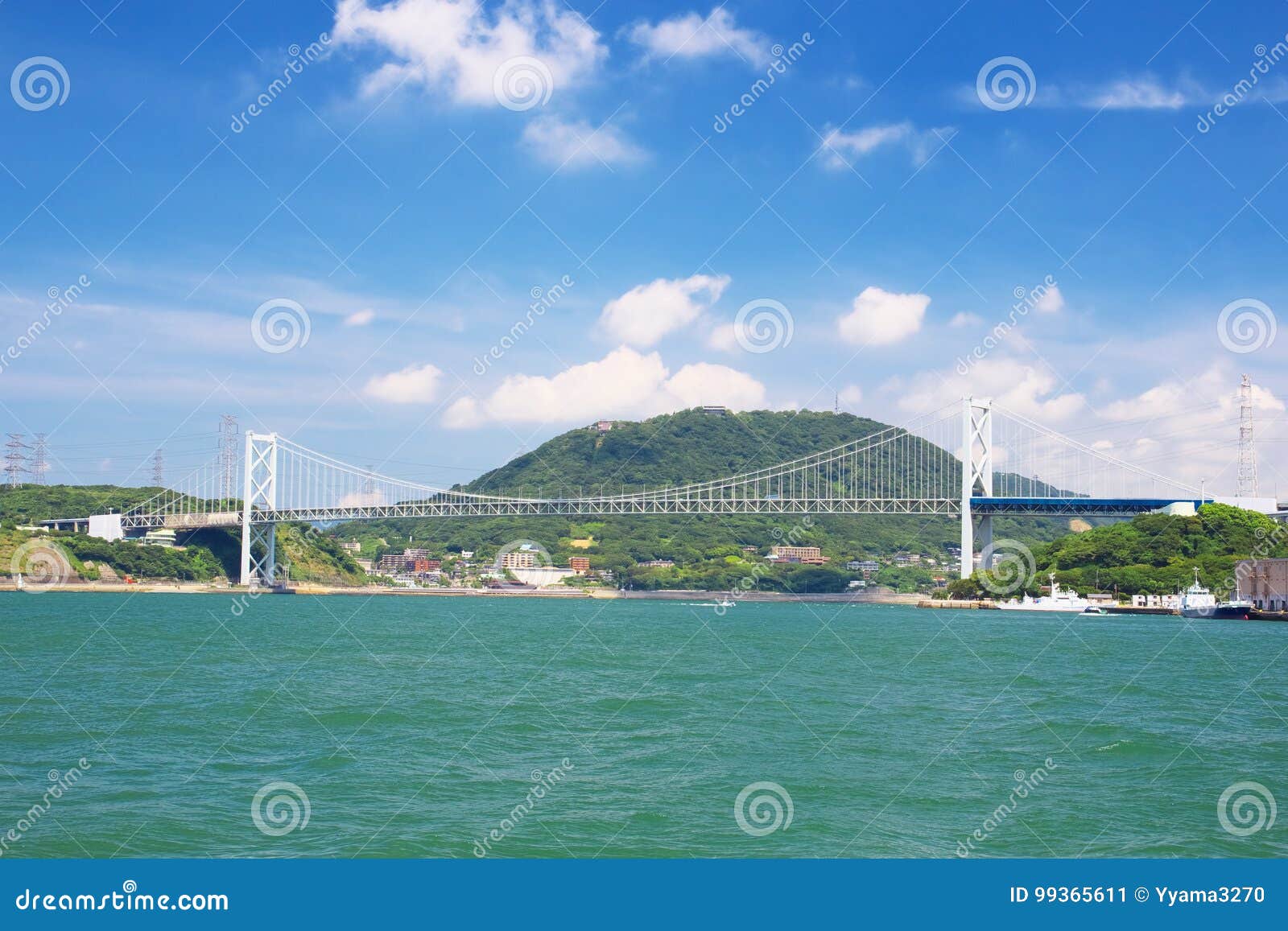 Kanmonkyo Bridge stock image. Image of landscape, structure - 99365611