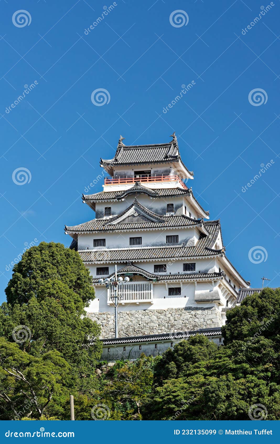 View of the Karatsu Castle in Karatsu City Editorial Stock Image ...