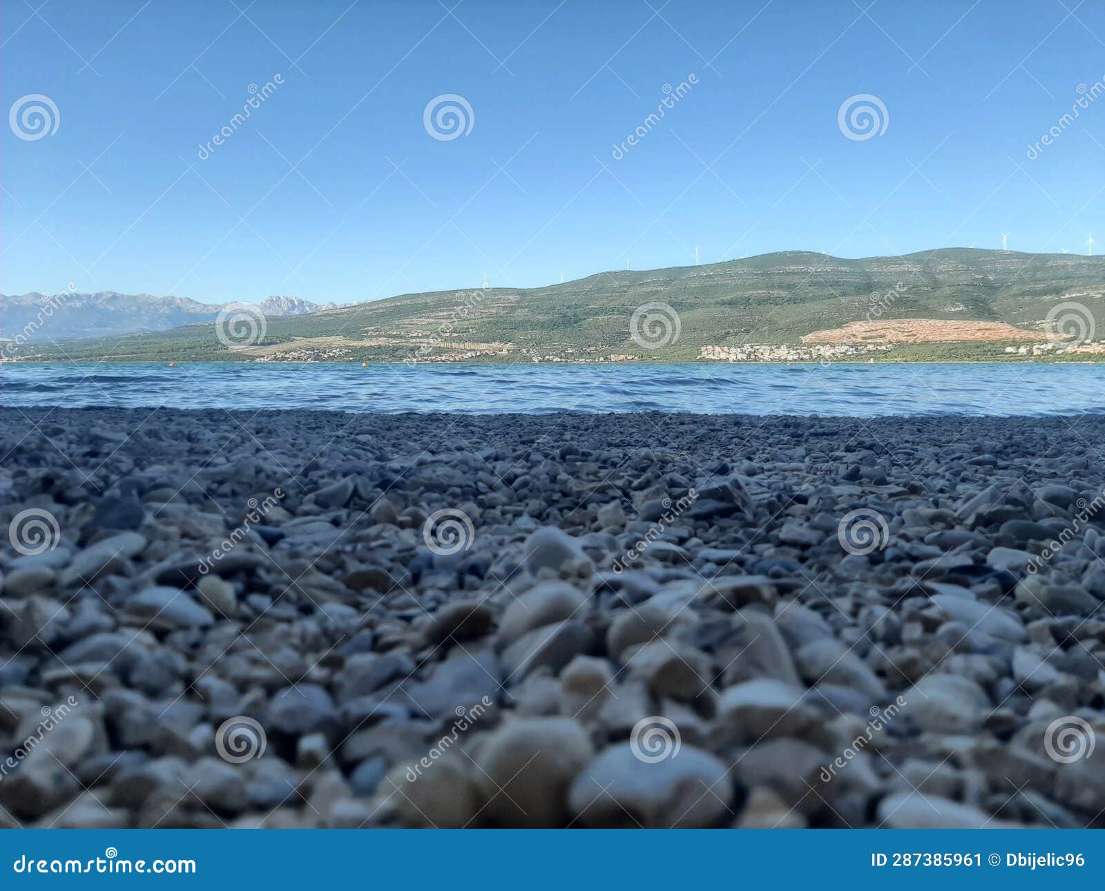 View on Karin sea,Croatia stock image. Image of view - 287385961