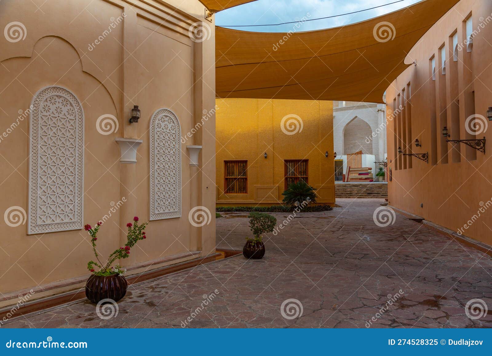 View of the Katara Cultural Village in Doha, Qatar Stock Image - Image ...