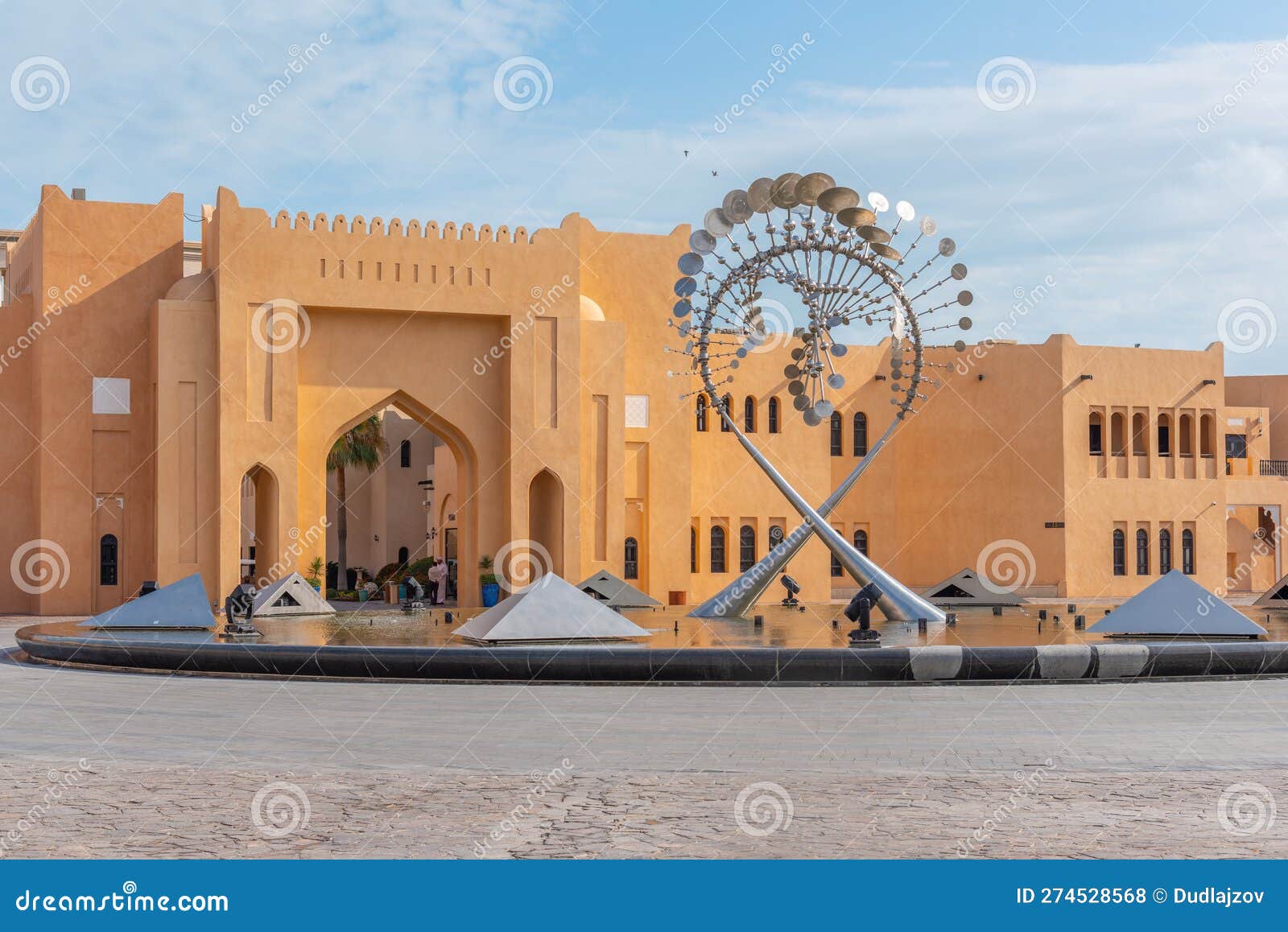 View of the Katara Cultural Village in Doha, Qatar Stock Photo - Image ...