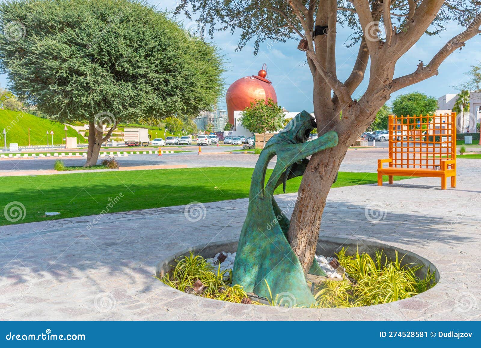 View of the Katara Cultural Village in Doha, Qatar Editorial Photo ...