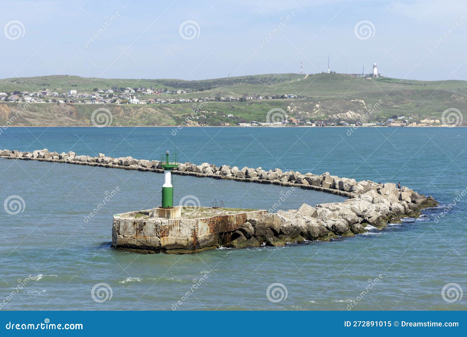 View of the Kerch Strait from the Side of the Ferry Stock Image - Image ...