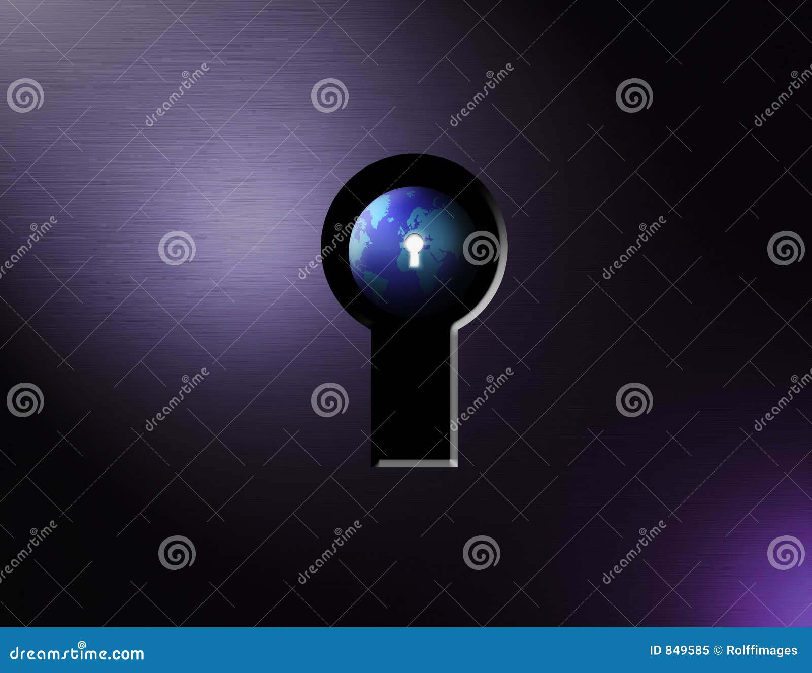 View from a keyhole stock illustration. Illustration of earth - 849585