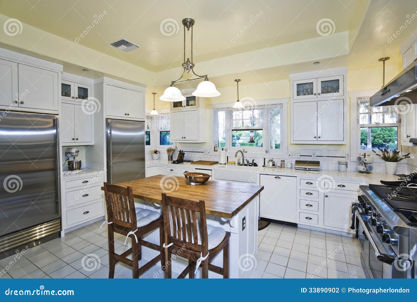 View of Kitchen Interior stock photo. Image of domestic - 33890902