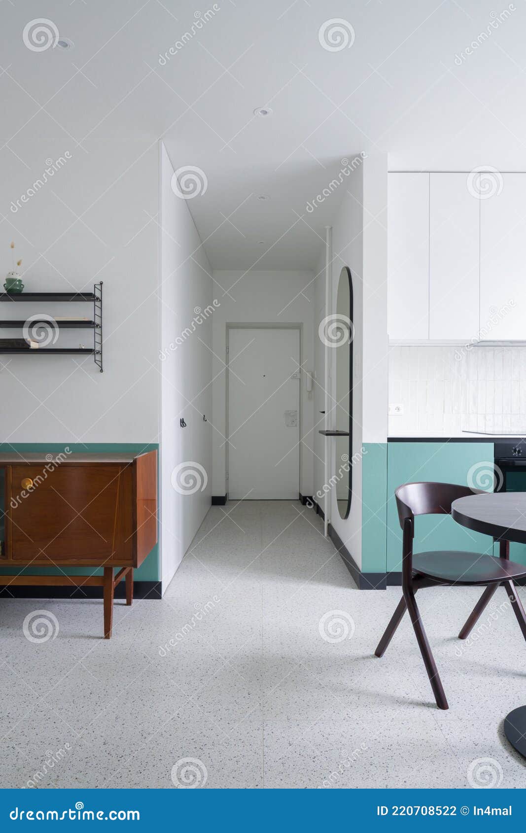 View from Kitchen To Corridor Stock Photo - Image of floor, interior ...