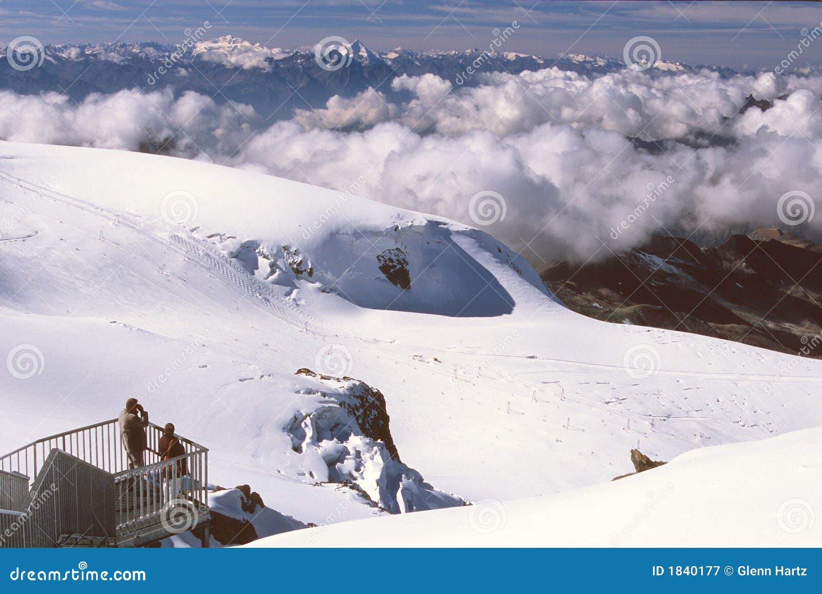 The Klein Matterhorn At 3,883 Metres 12,740 Ft Above Sea Level. It Is ...