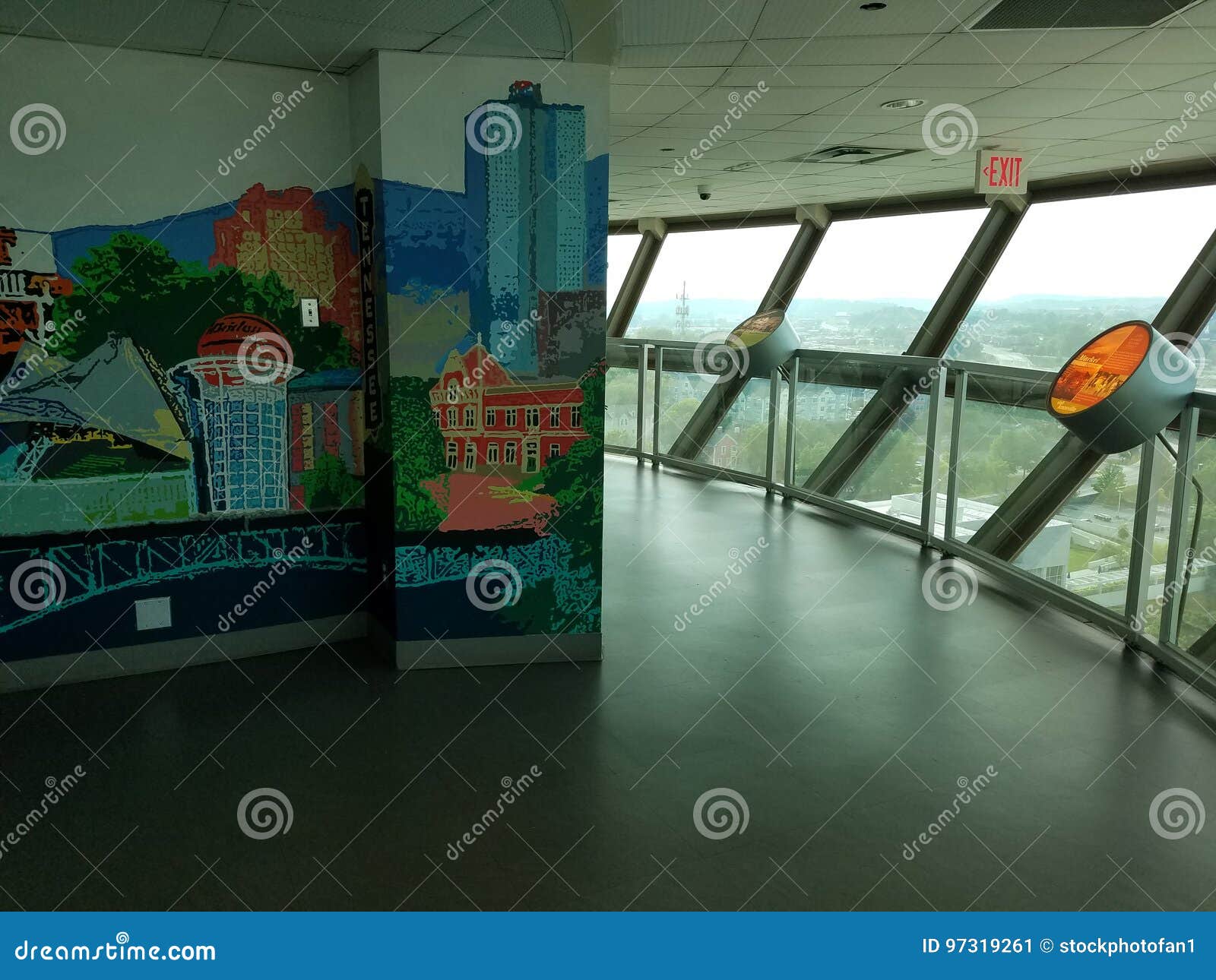 View of Knoxville, Tennessee from Observation Tower Editorial Photo ...