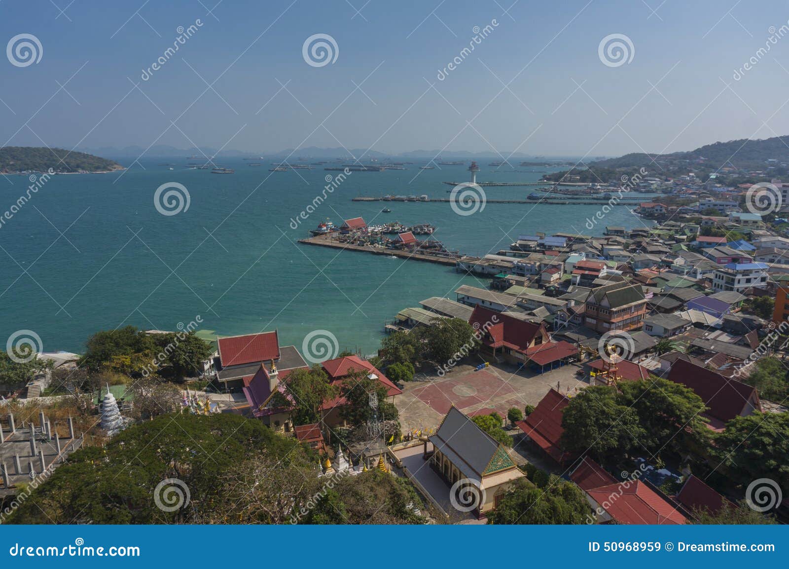 View of Ko Sichang stock image. Image of swimming, island - 50968959