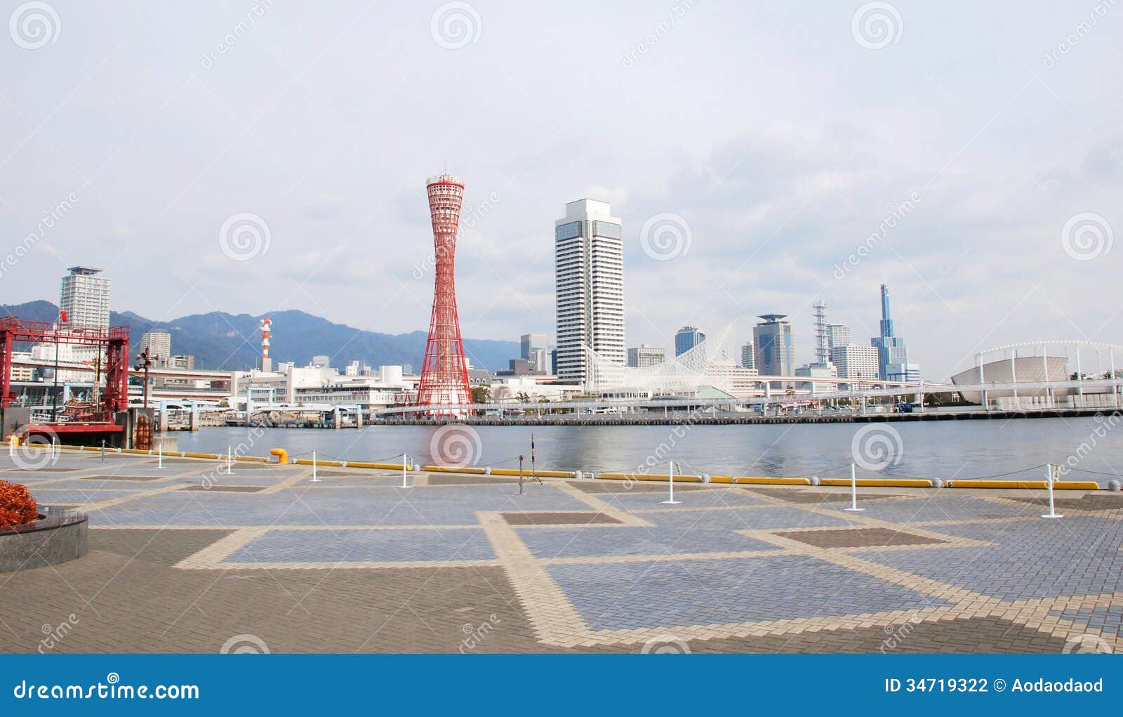 View of Kobe Tower and City , Japan Stock Photo - Image of panoramic ...