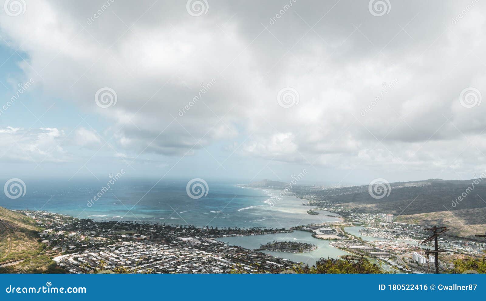 Koko Crater Viewpoint - Oahu Hawaii August 2019 Stock Photo - Image of ...