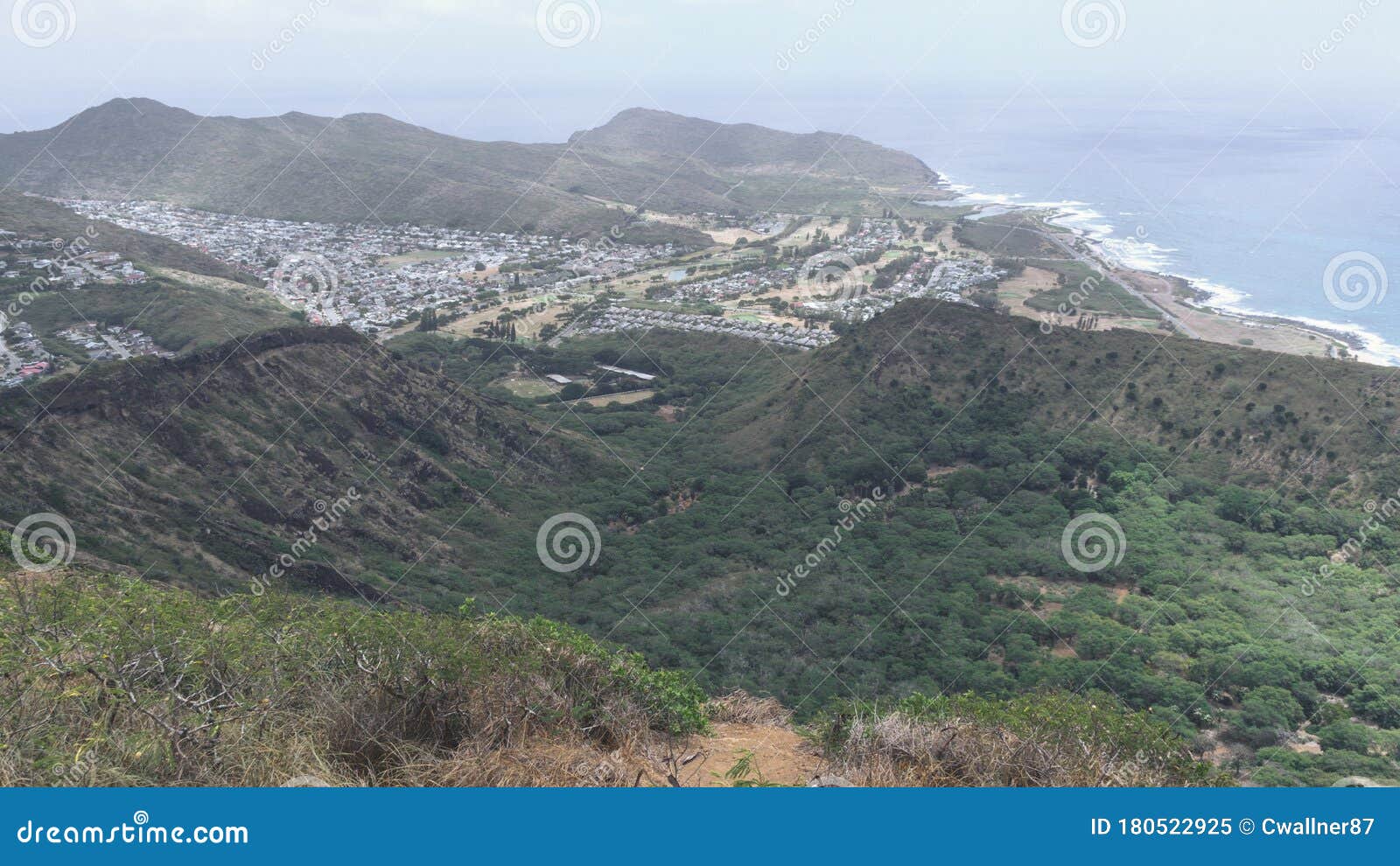 Koko Crater Viewpoint - Oahu Hawaii August 2019 Stock Image - Image of ...