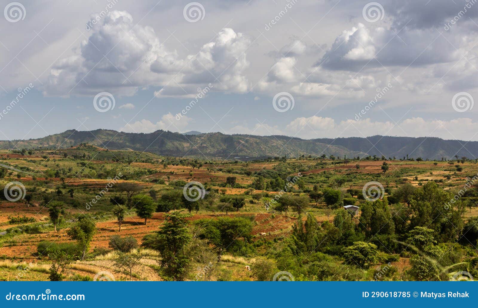 View of Konso Landscape, Ethiop Stock Image - Image of scenic, valley ...