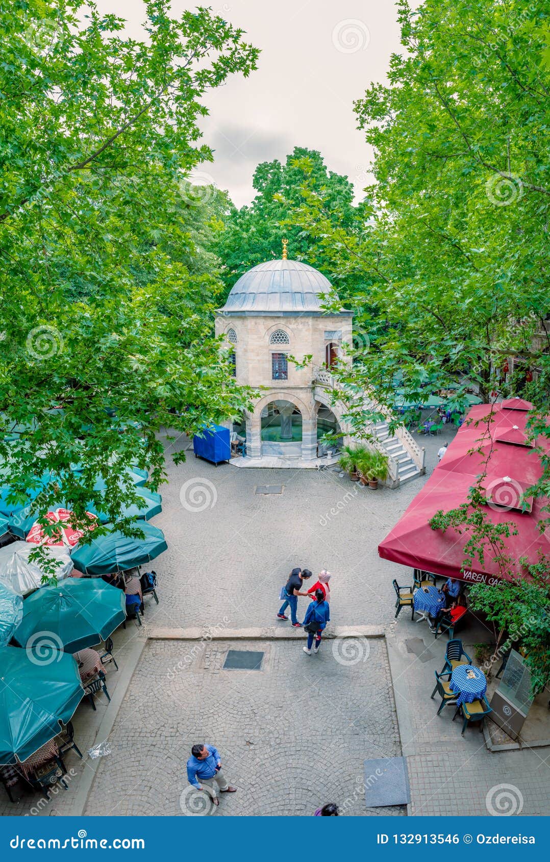 View of Koza Han(Silk Bazaar) in Bursa, Turkey Editorial Photo - Image ...