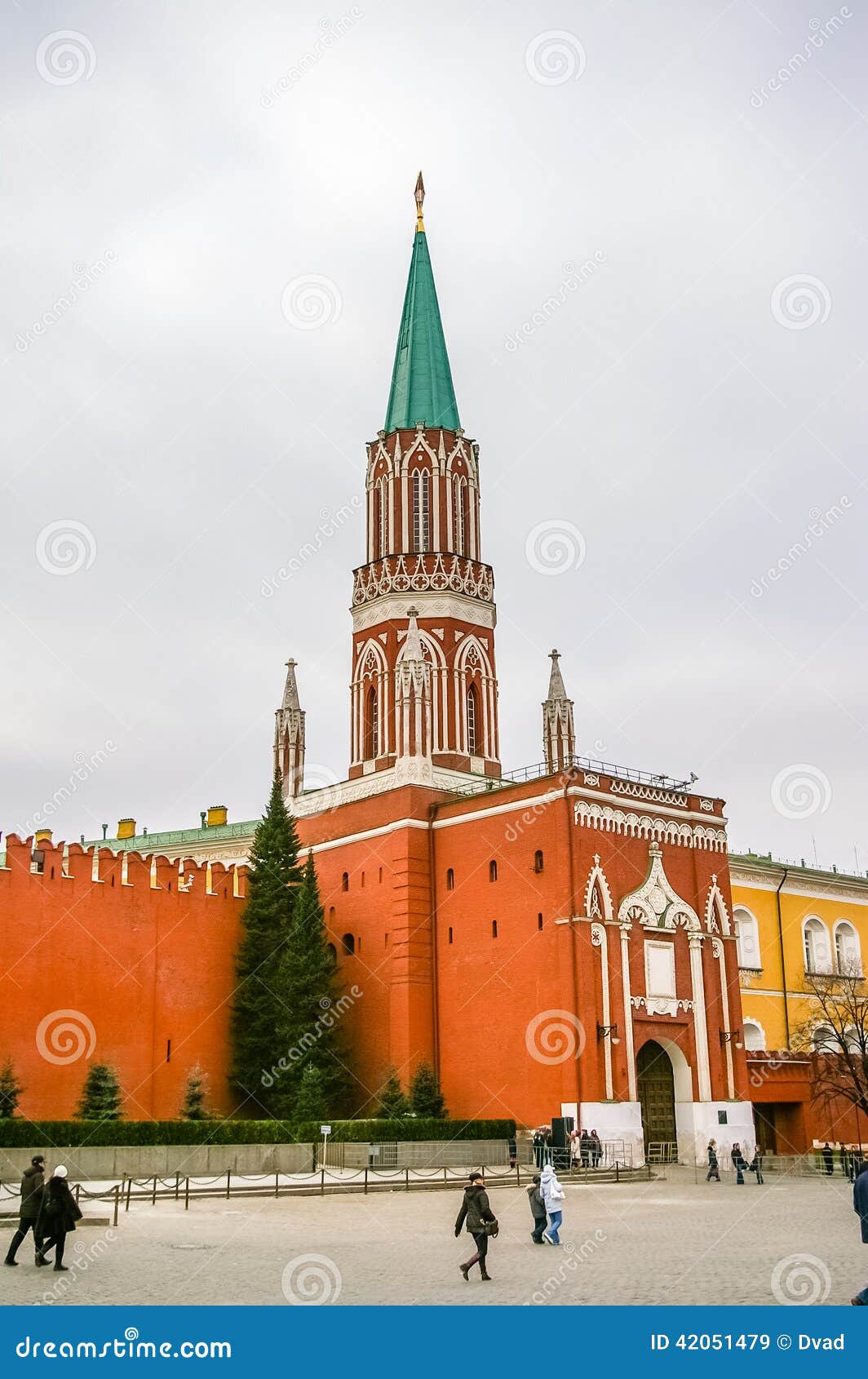 View in Kremlin Castle in Moscow Stock Image - Image of castle, fort ...