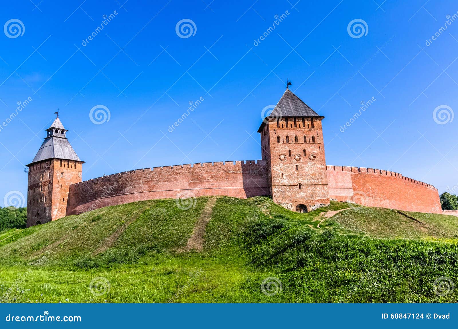 View on Kremlin in Veliky Novgorod Stock Photo - Image of russian ...
