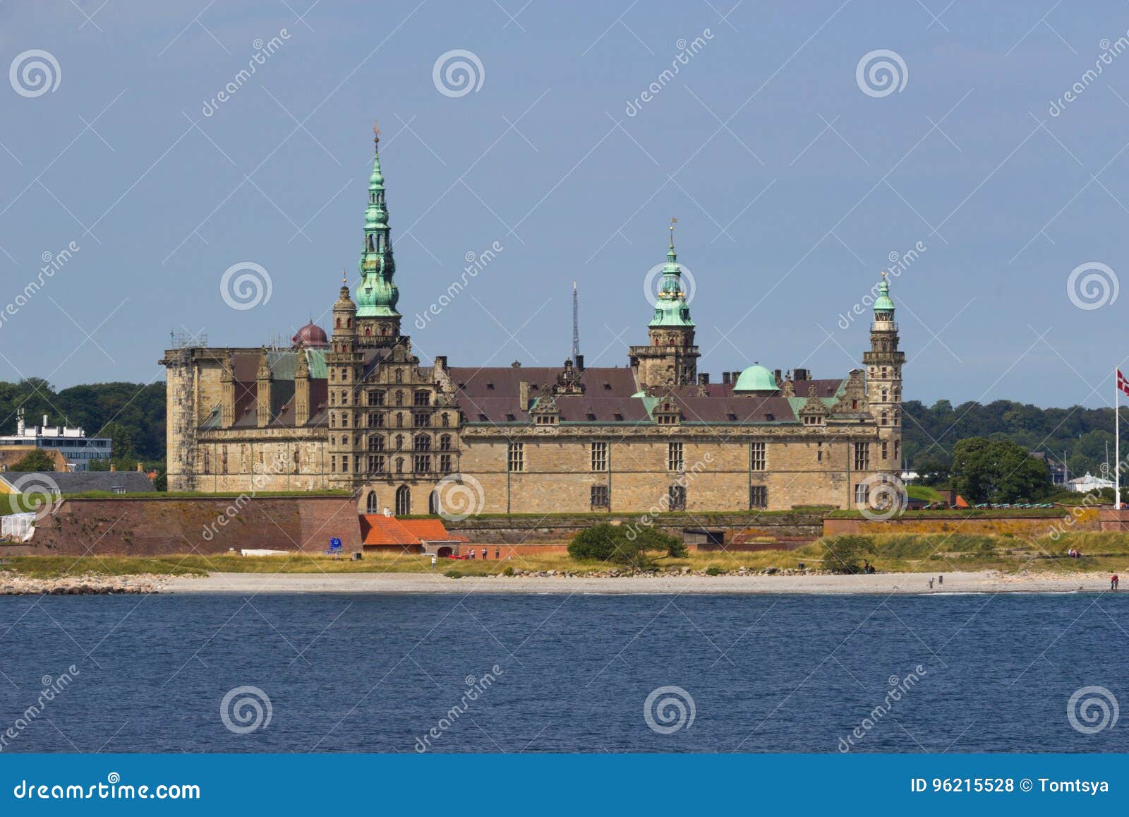 View of Kronborg Castle in Denmark Stock Photo - Image of helsingor ...