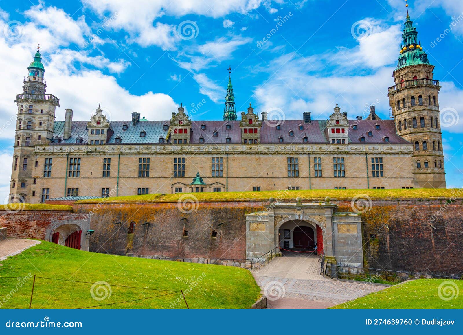 View of the Kronborg Castle at Helsingor, Denmark Editorial Image ...