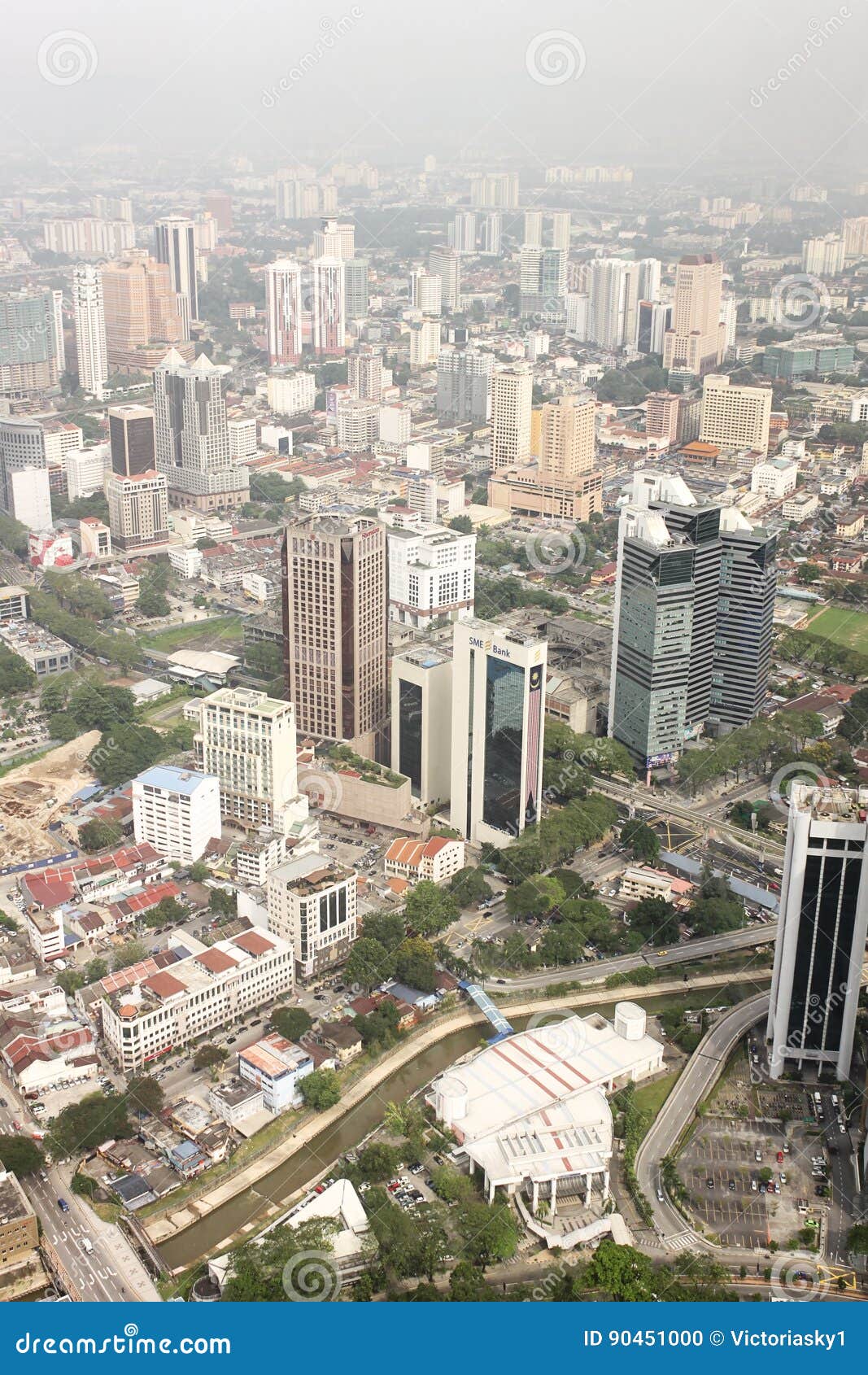 View on Kuala Lumpur from Menara Tower Editorial Image - Image of ...