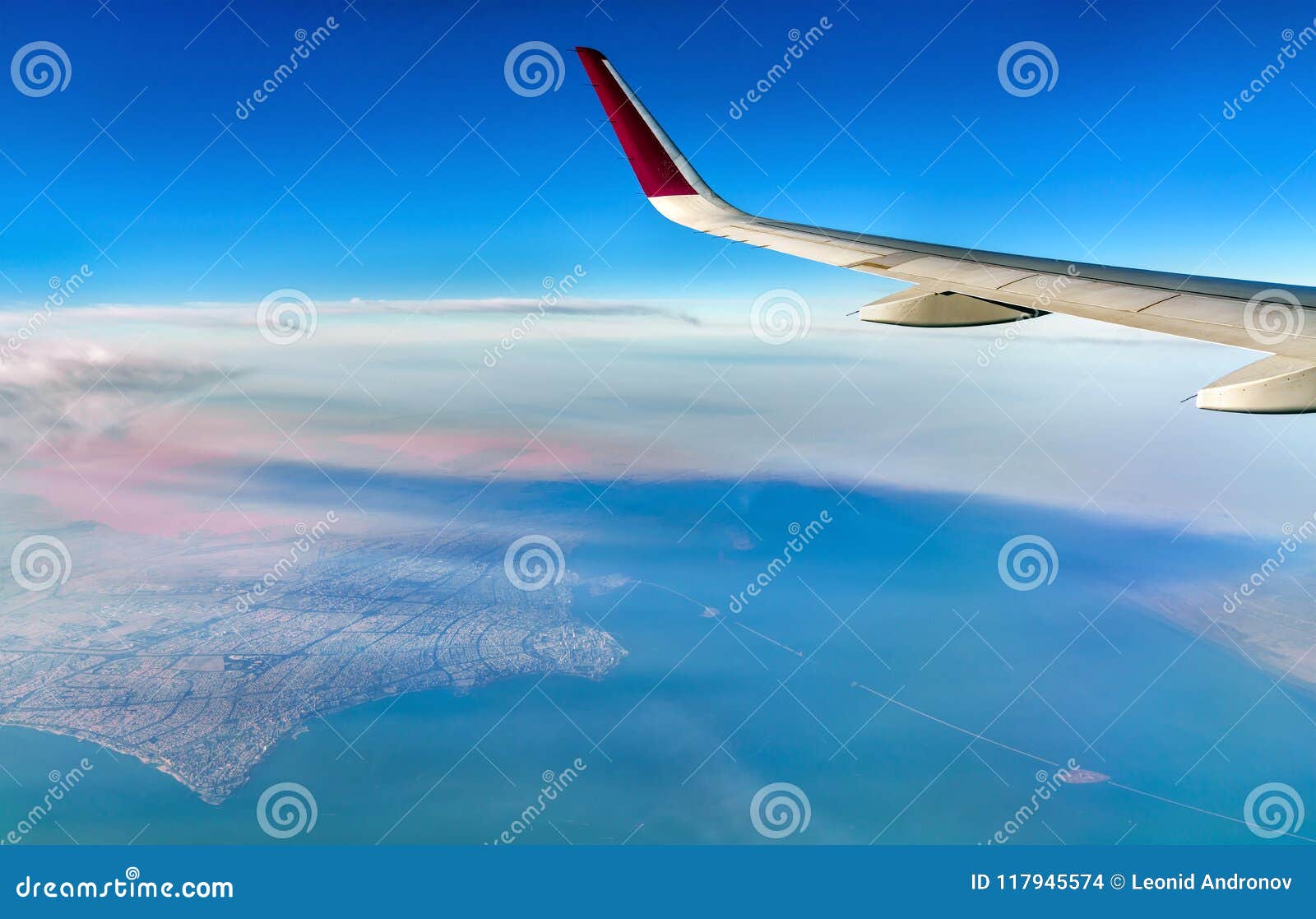View of Kuwait from an Airplane Stock Photo - Image of distant ...