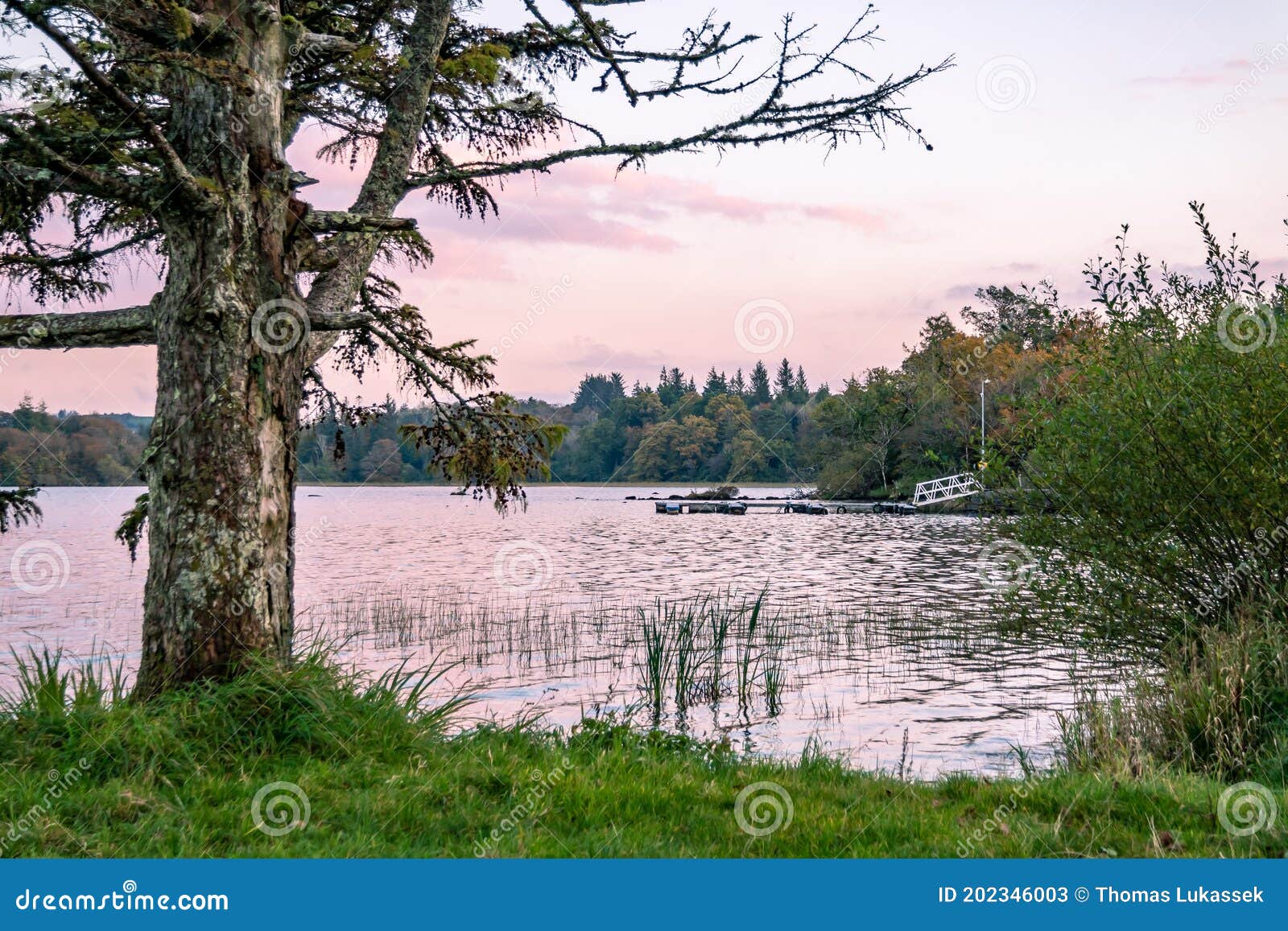 View of the Lake Eske in Donegal, Ireland Stock Image - Image of ...