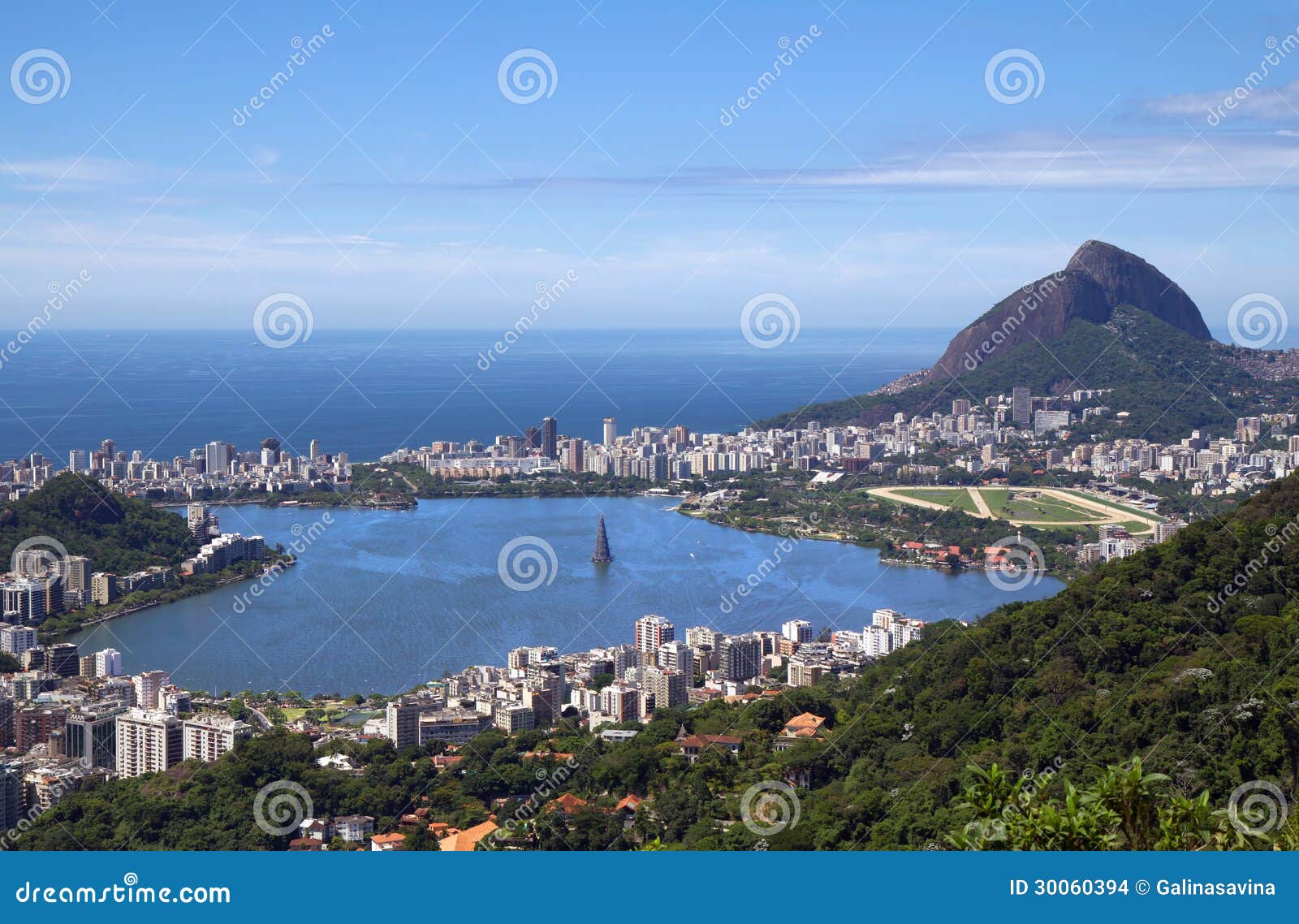 Rio de Janeiro. stock photo. Image of landscape, port - 30060394