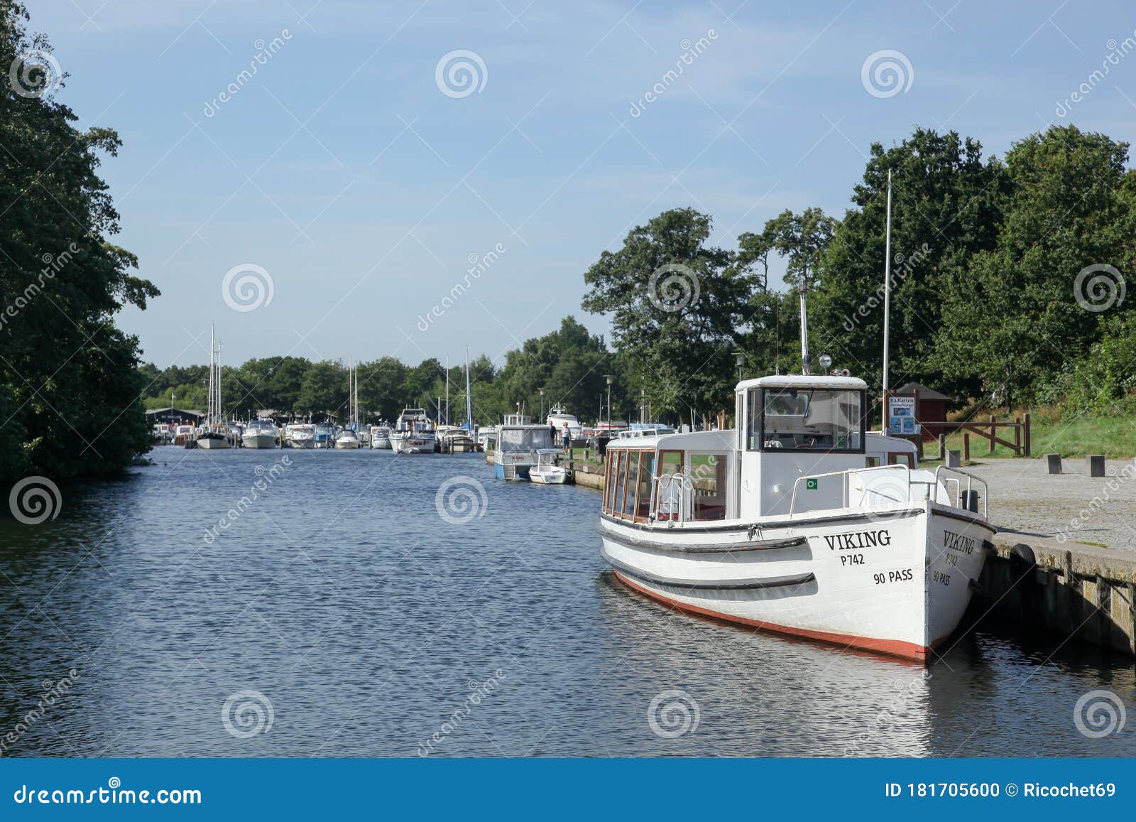 View of the Lake in Ry, Denmark Editorial Image - Image of destination ...