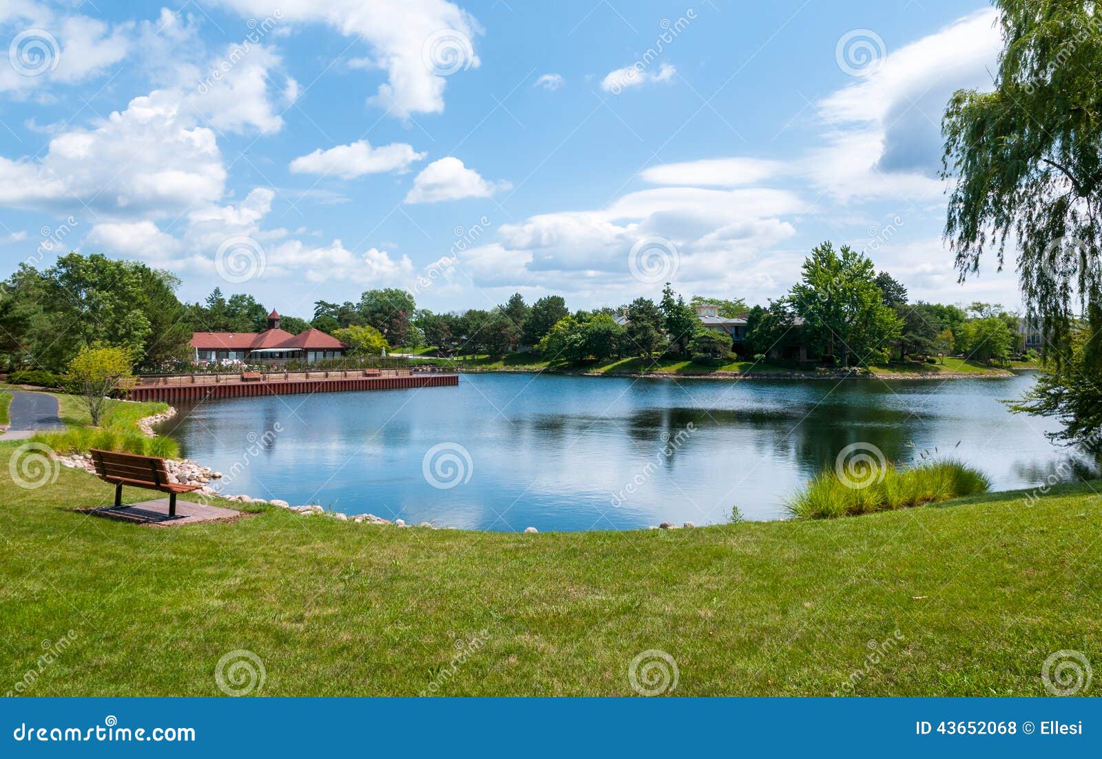 Northbrook Village Landscape, is an Affluent Suburb of Chicago, Located ...