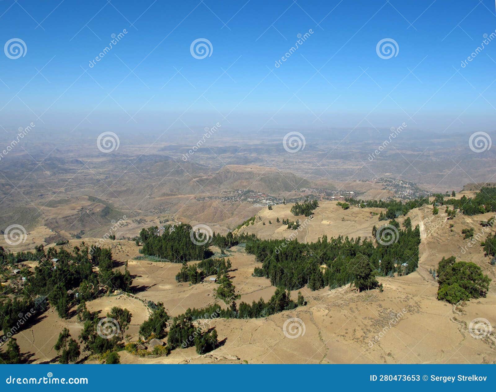 The View of Lalibela City, Ethiopia Stock Image - Image of wonder ...