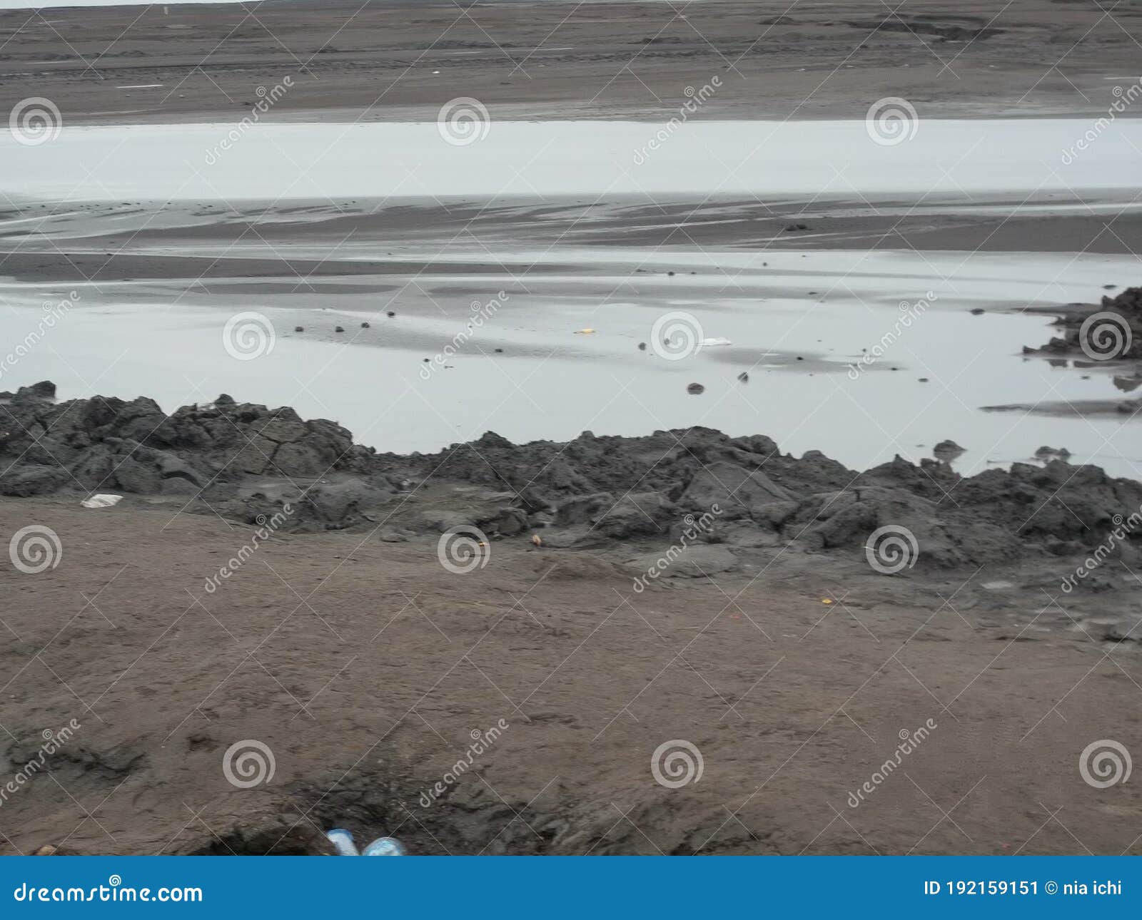 The View of Lapindo Mudflow or Lumpur Lapindo, East Java, Indonesia ...