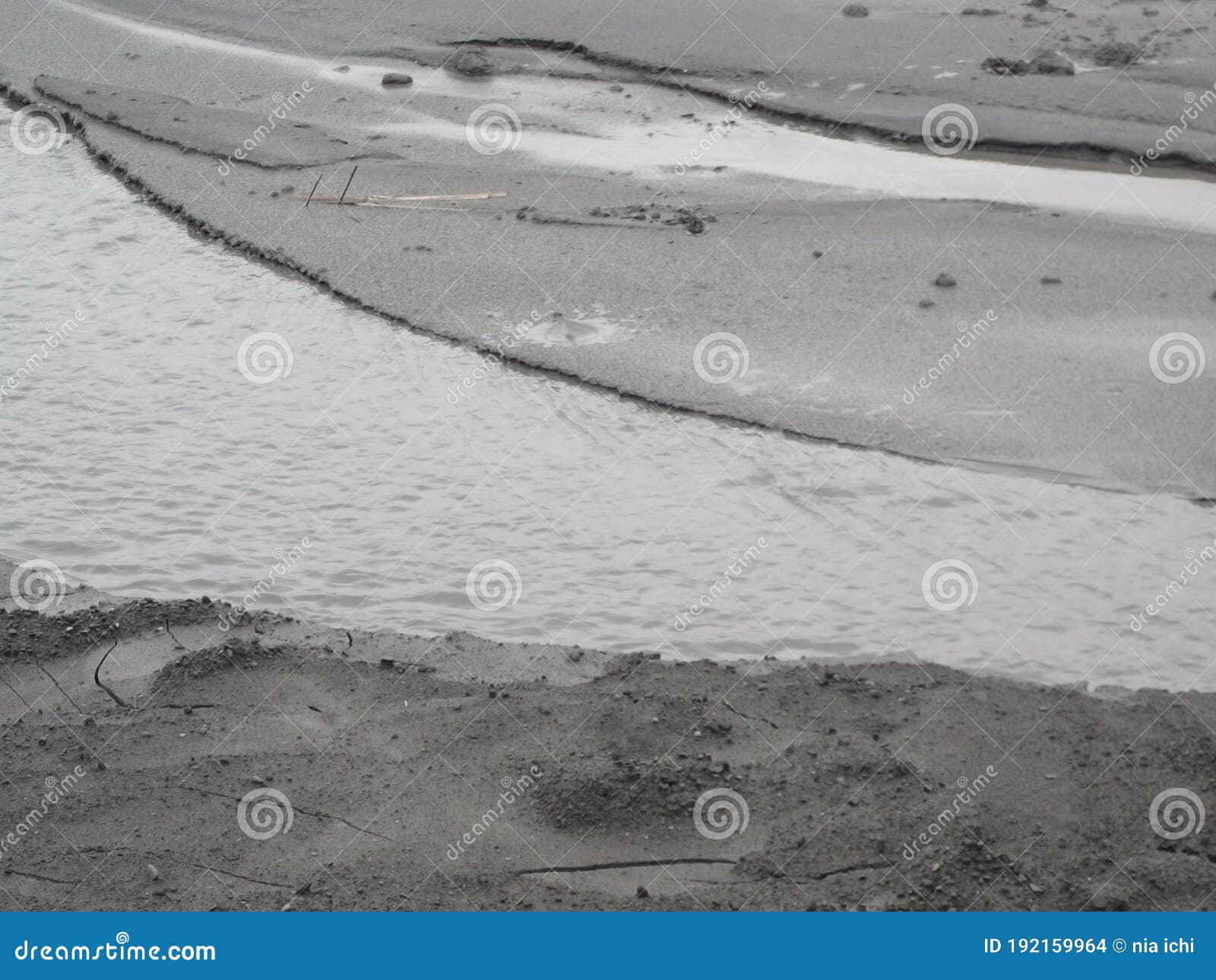The View of Lapindo Mudflow or Lumpur Lapindo, East Java, Indonesia ...