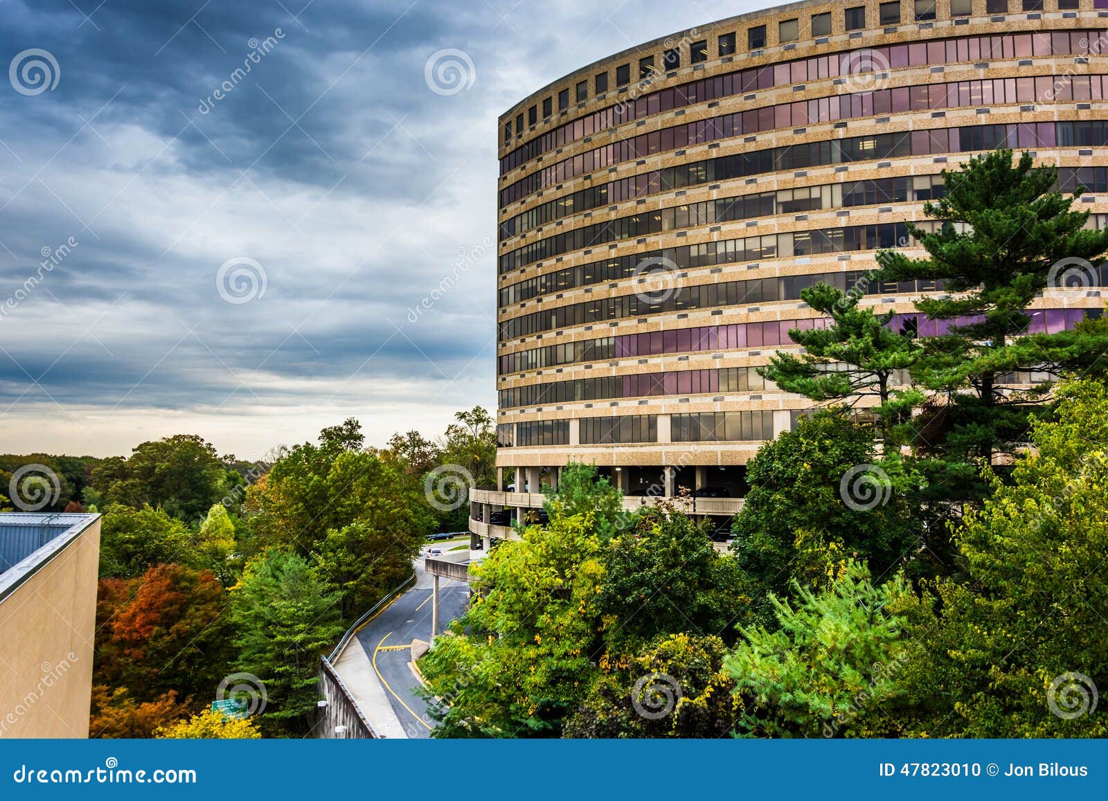 Large Circular Tower Made Of Bricks Royalty-Free Stock Photo ...