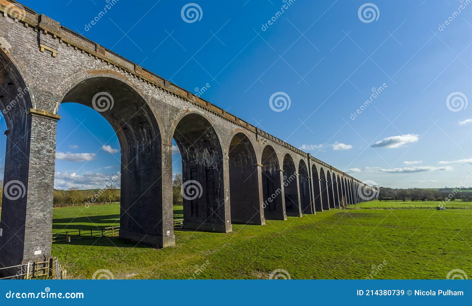 A View of the Largest Brick Viaduct in the UK, the Welland Valley ...