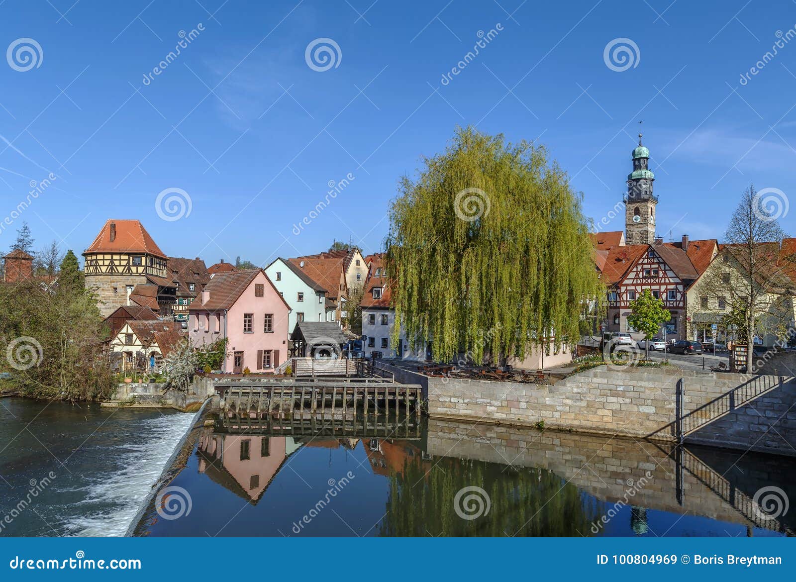 View of Lauf an Der Pegnitz, Germany Stock Image - Image of europe ...