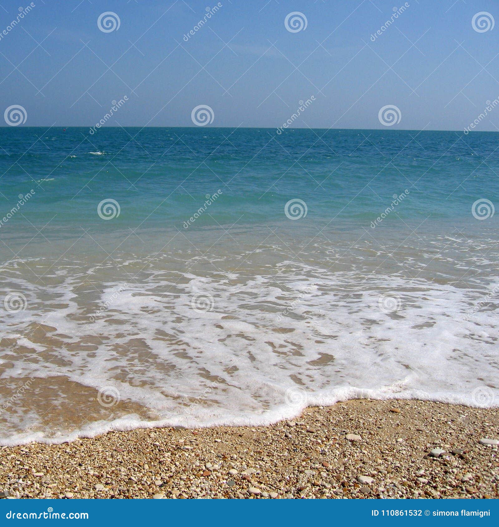 View of Le Due Sorelle Beach Stock Photo - Image of coast, water: 110861532