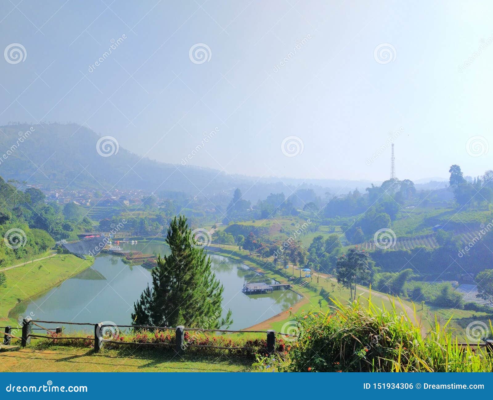 The View of Lembang Bandung Stock Photo - Image of west, trip: 151934306