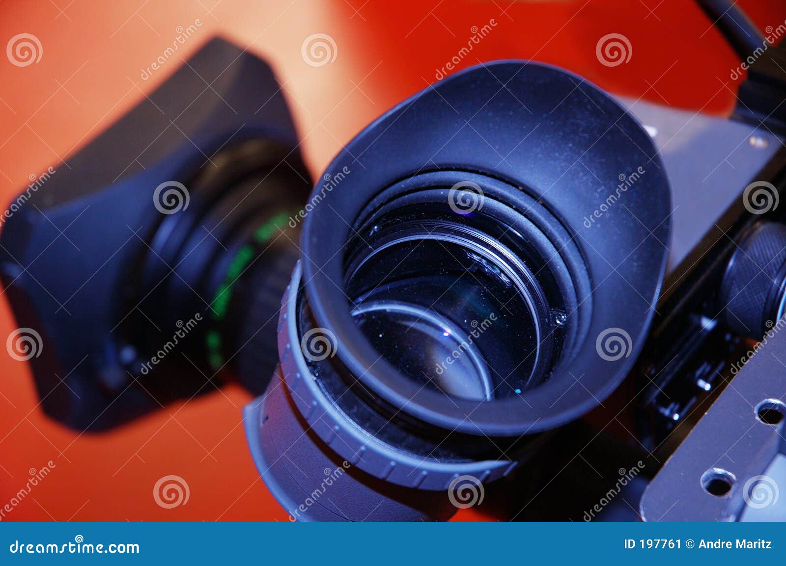 View through a lens stock image. Image of program, theater - 197761