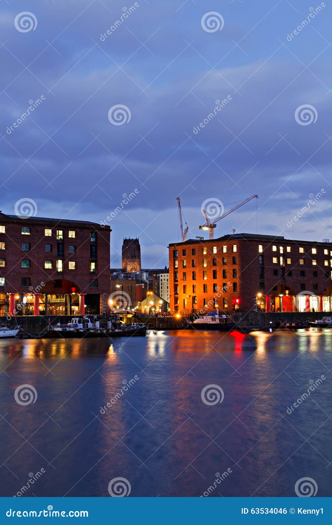 View of Liverpool S Historic Waterfront Stock Photo - Image of england ...