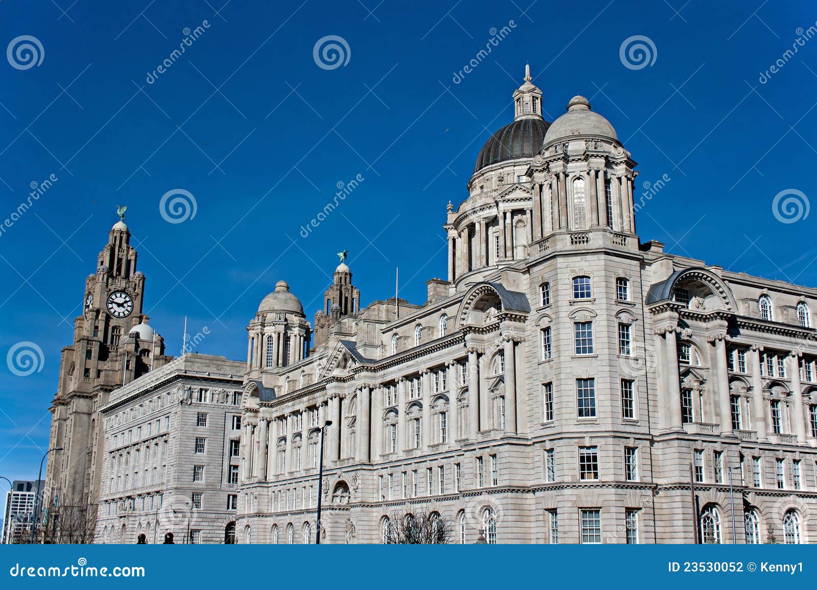 View of Liverpool Waterfront Stock Photo - Image of commerce, daytime ...