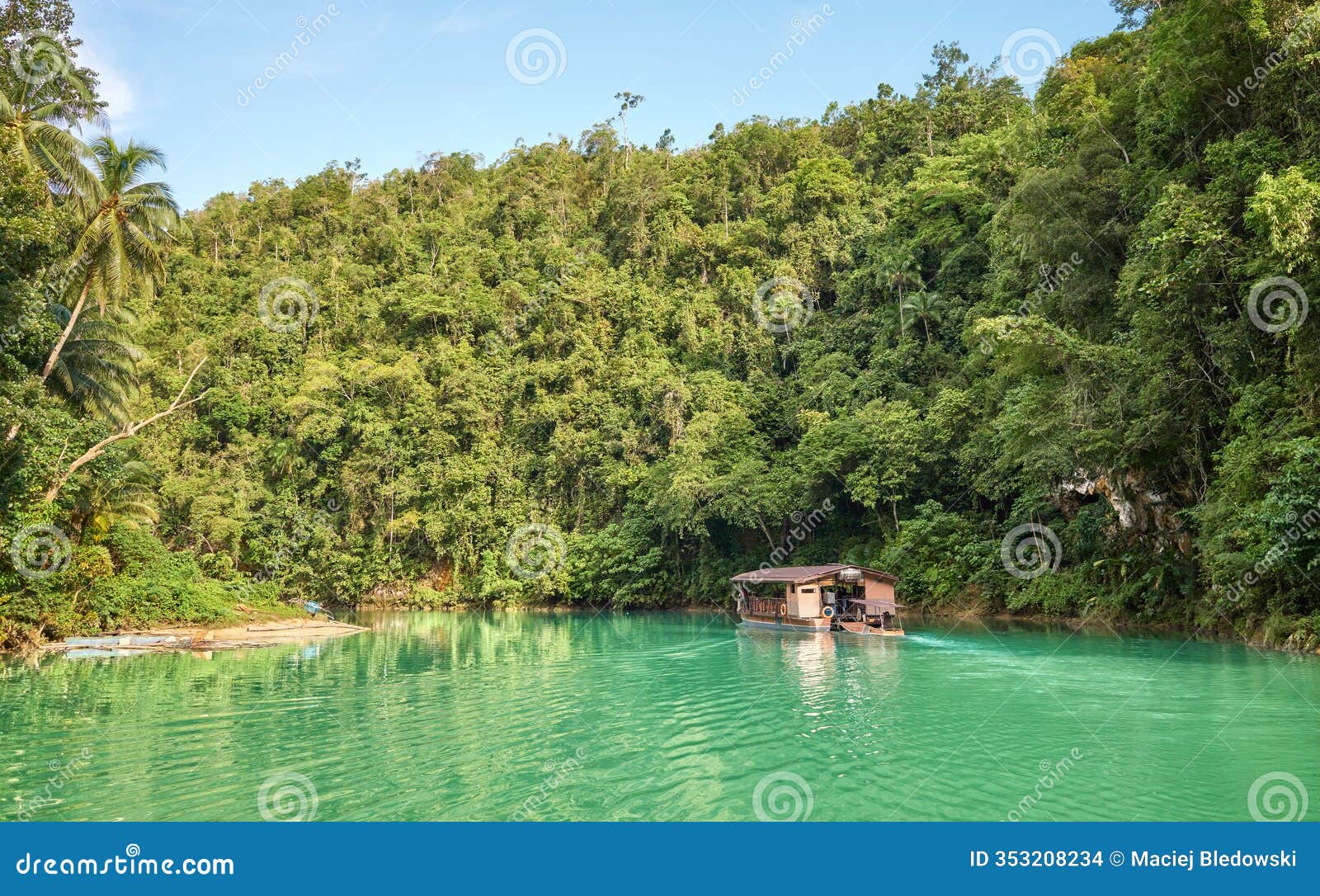 View of the Loboc River, One of the Main Destinations on Bohol Island ...