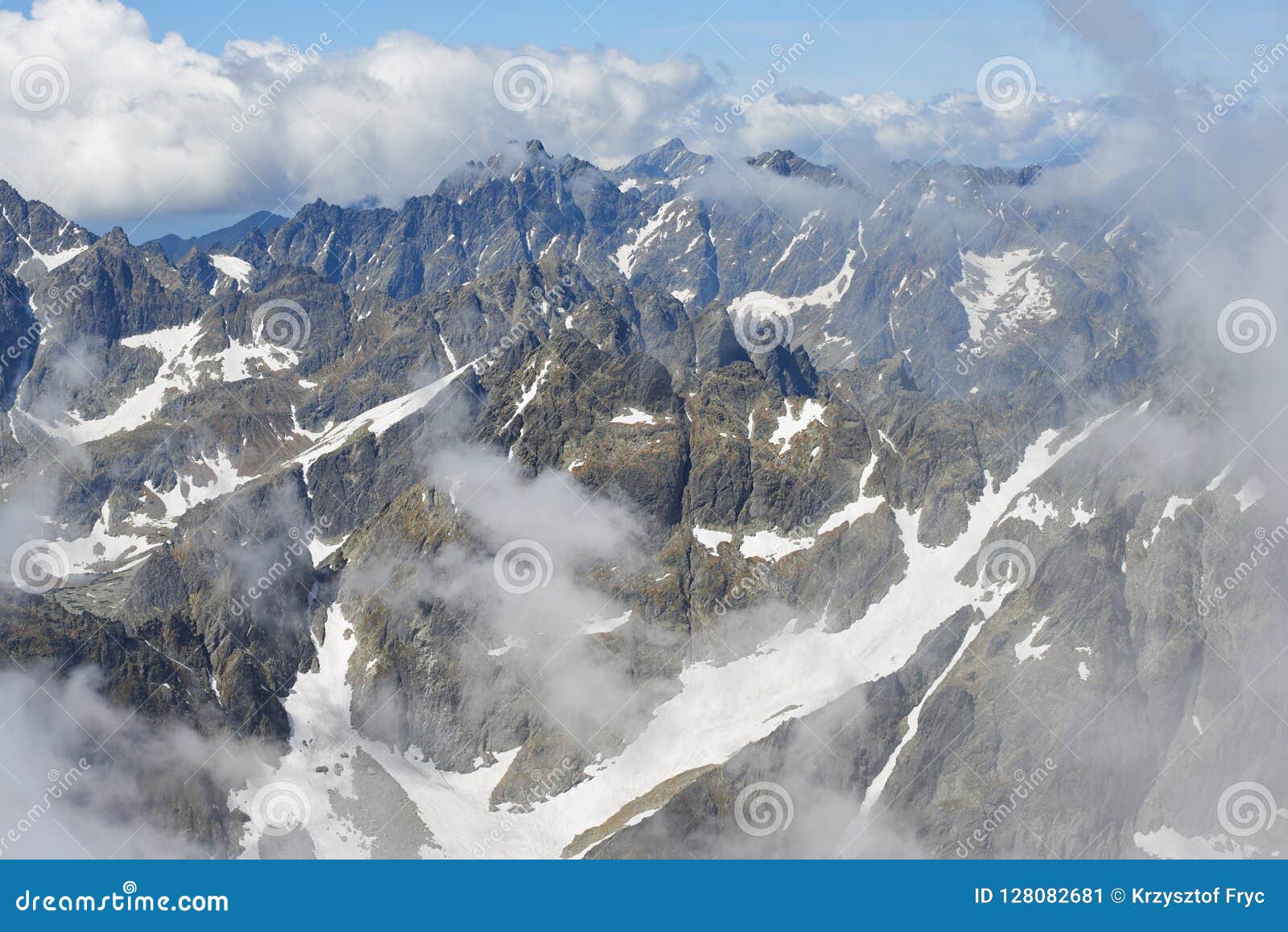 View from Lomnicky Stit in High Tatras Stock Image - Image of ...