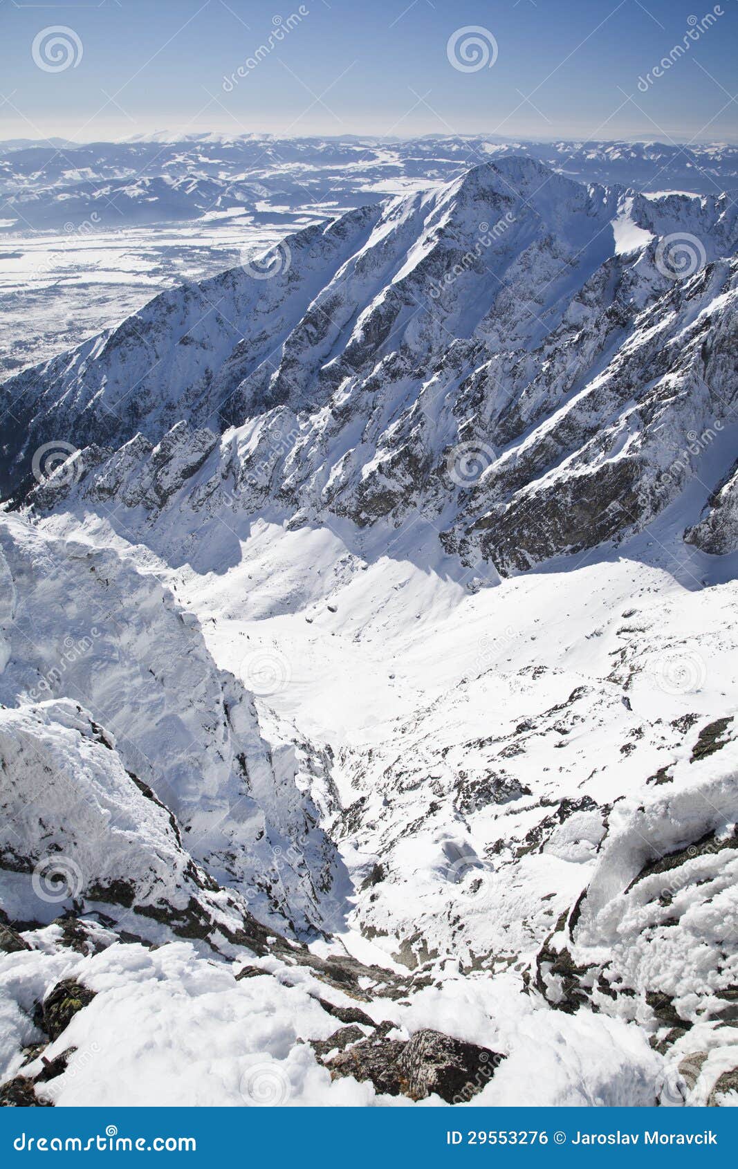 View from Lomnicky Stit - Peak in High Tatras Stock Photo - Image of ...