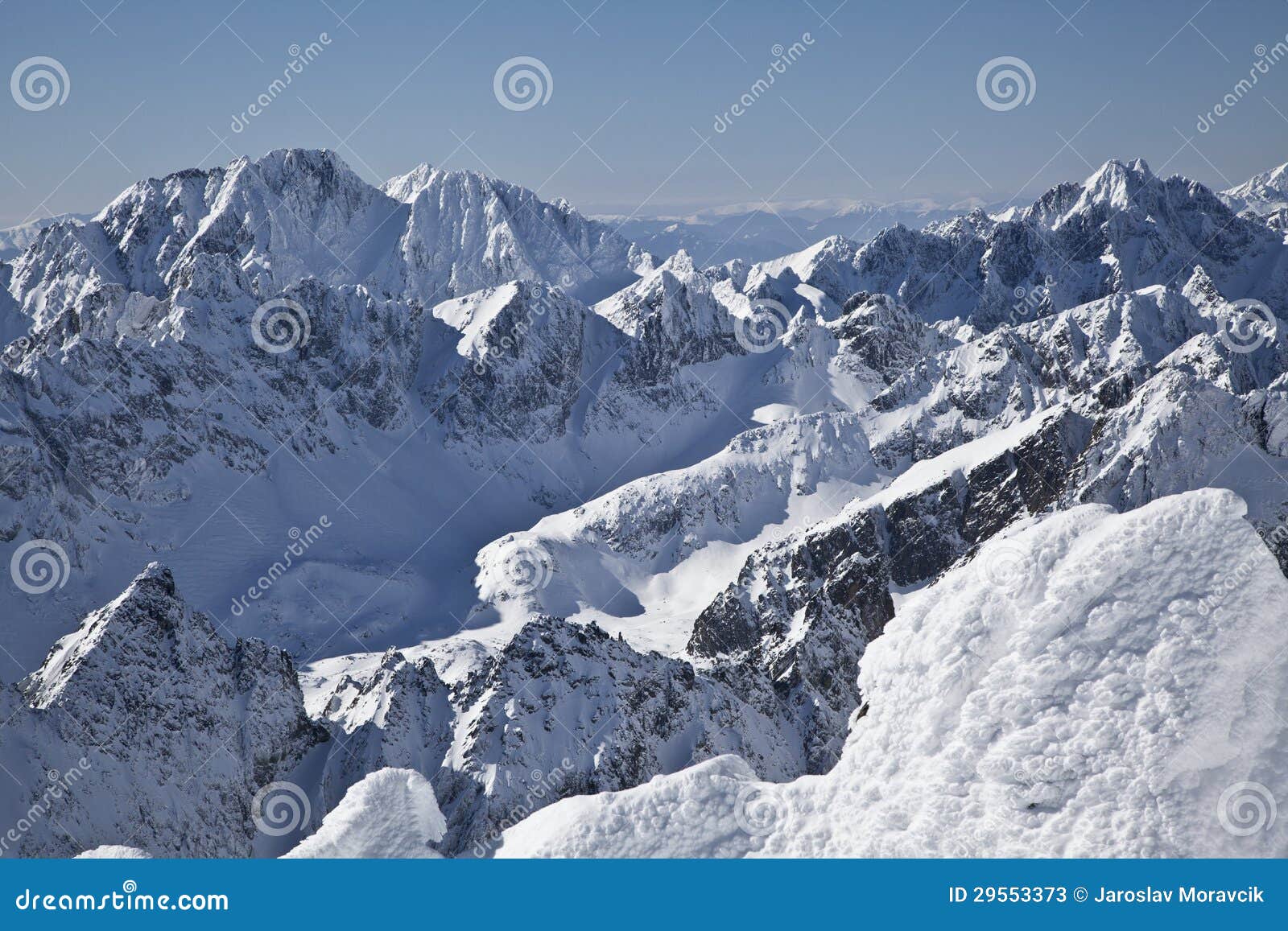 View from Lomnicky Stit - Peak in High Tatras Stock Image - Image of ...