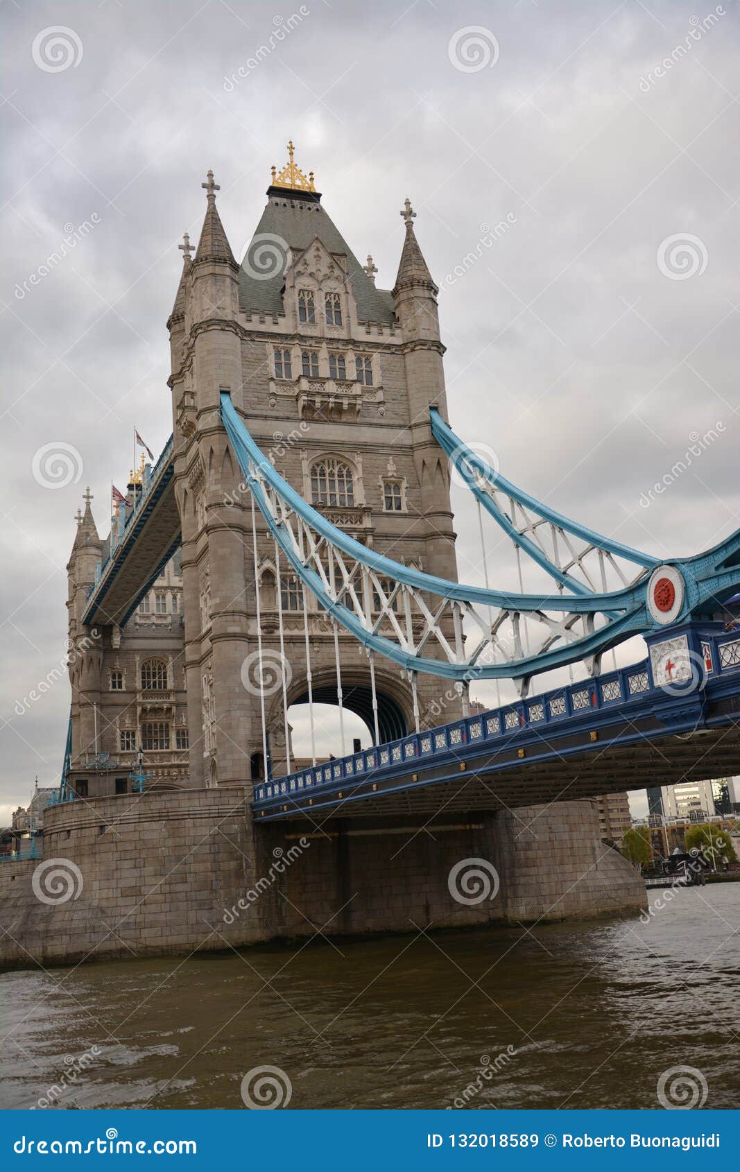 The London Bridge Taken from the Thames Editorial Stock Image - Image ...