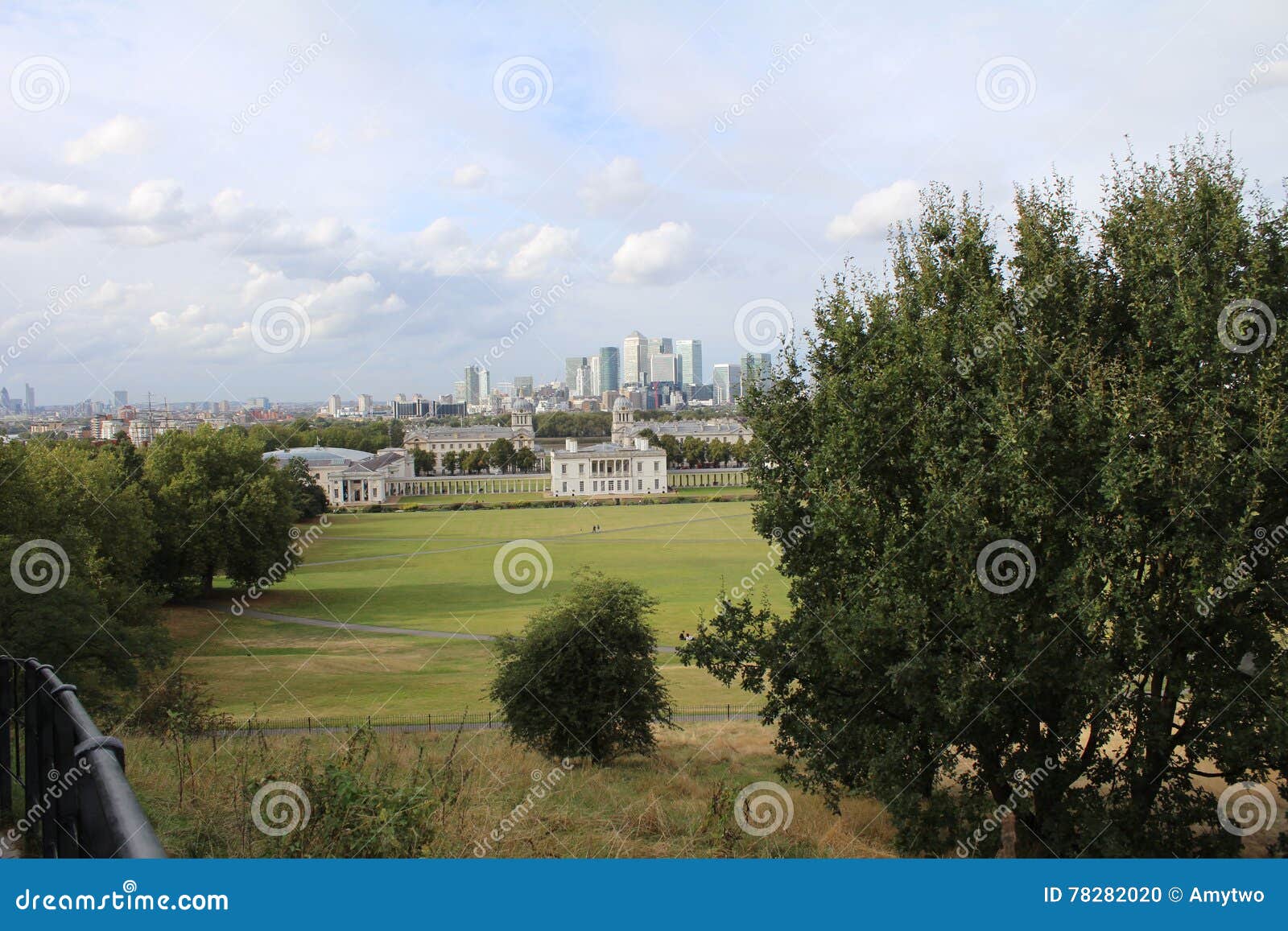 View of London from Greenwich Park Editorial Image - Image of historic ...