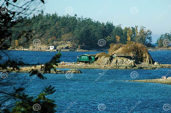 View of Lonely Cottage stock photo. Image of nature, wood - 21646746